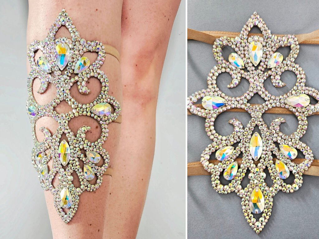 Leg jewelry, elastic | Online shop Alina Dance Jewelry