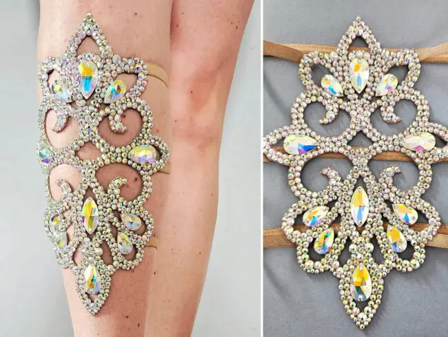 Leg jewelry, elastic | Online shop Alina Dance Jewelry