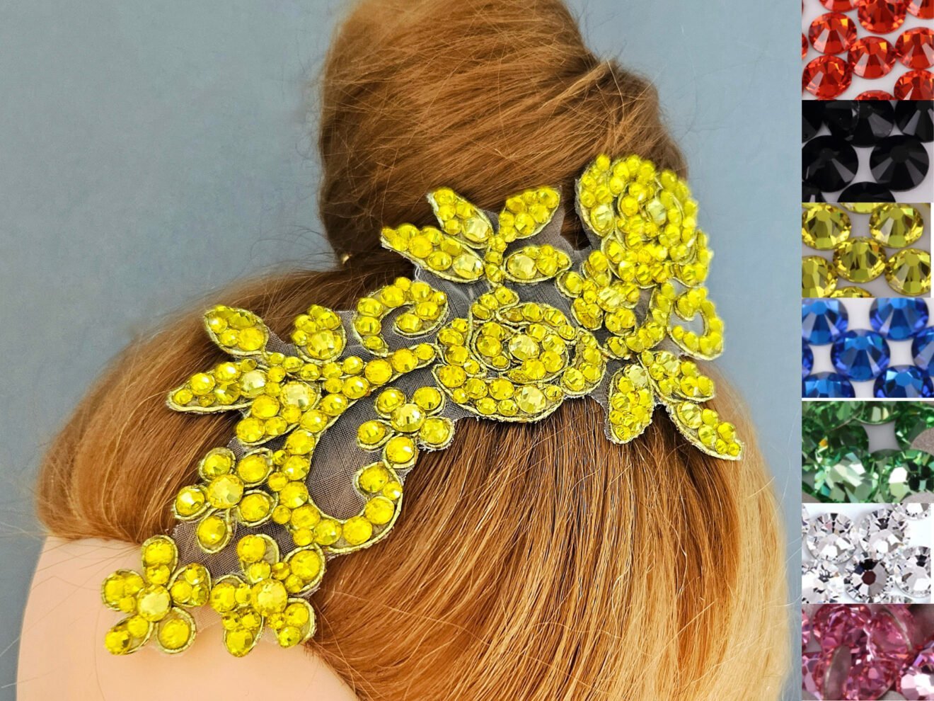 Hair bun crowns Archives | Online shop Alina Dance Jewelry
