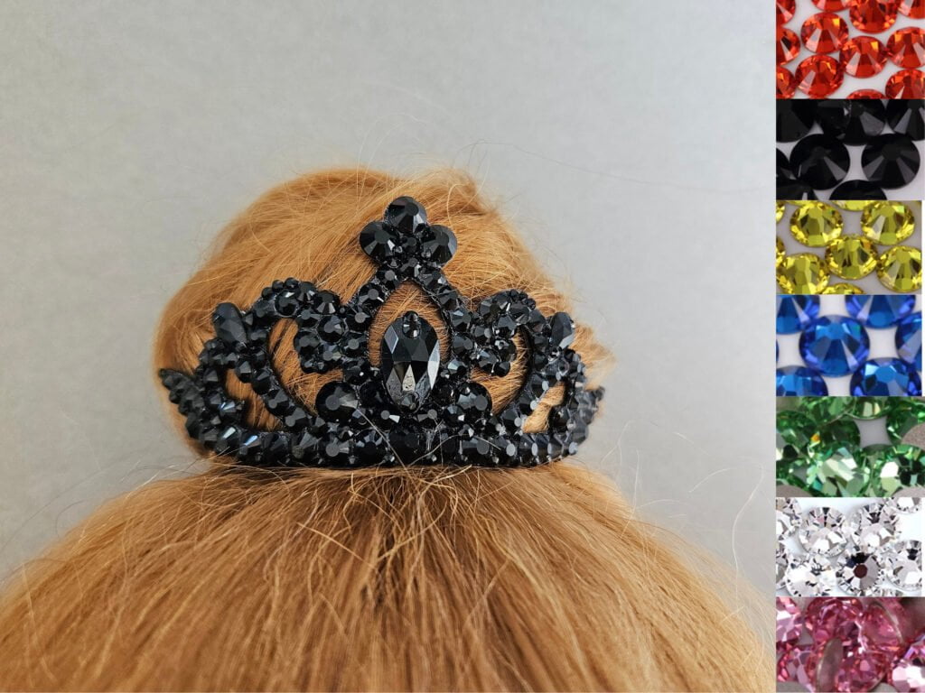 Hair bun crowns Archives | Online shop Alina Dance Jewelry