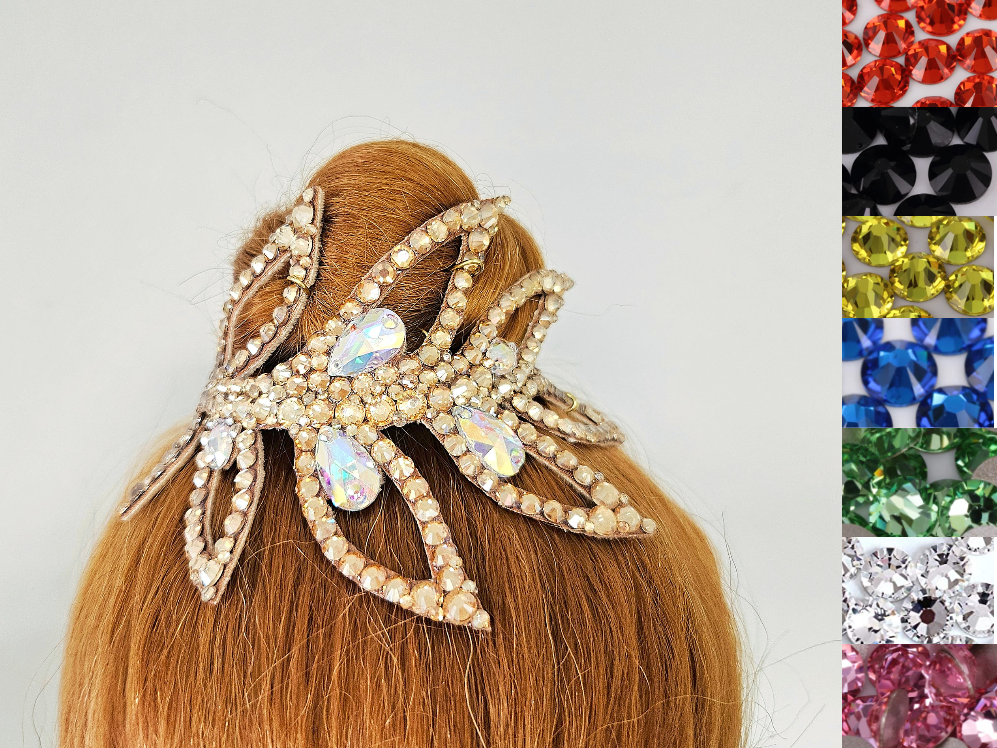 Golden Shadow hair bun crown, different colors available | Online shop ...